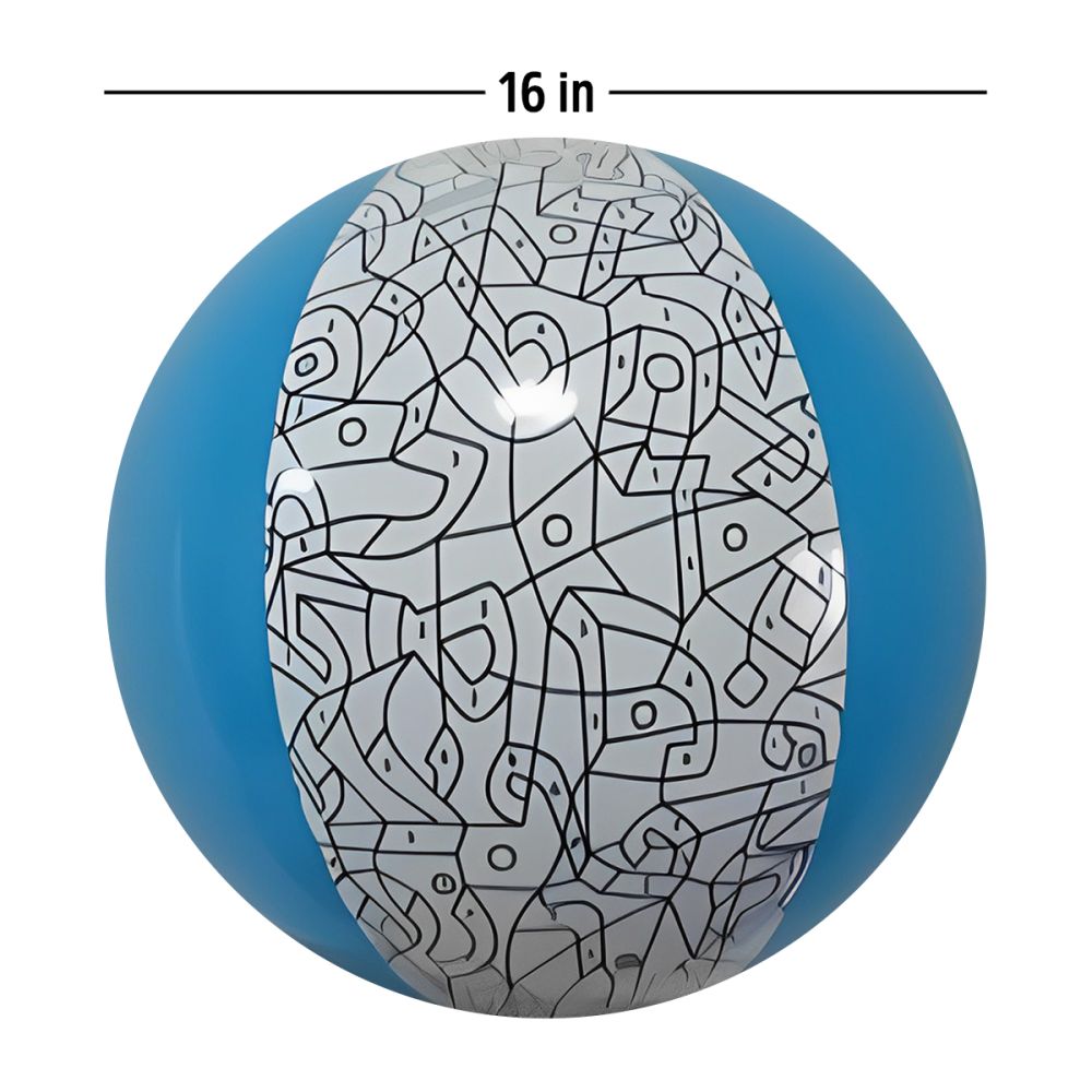 beach ball pattern template